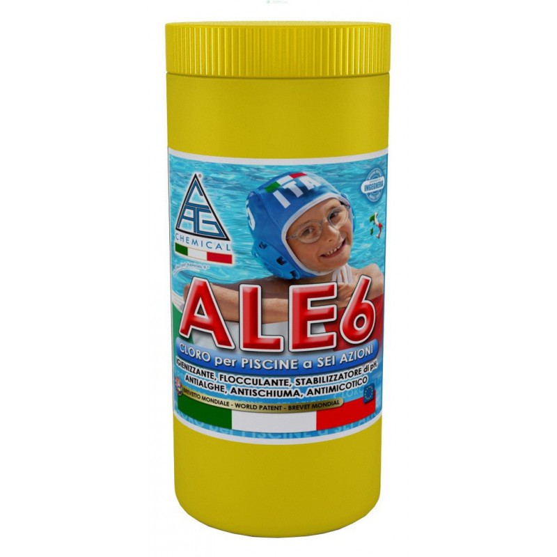 CLORO 6 FUNZIONI X PISC.PASTIGL.GR.200 KG.1,4 ALE6