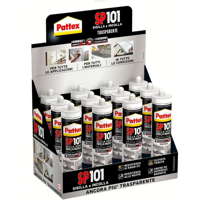 PATTEX CARTUCCIA SP101 TRASPARENTE ML 280